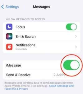 Fixing the iMessage Sign-Out Error on iPhone